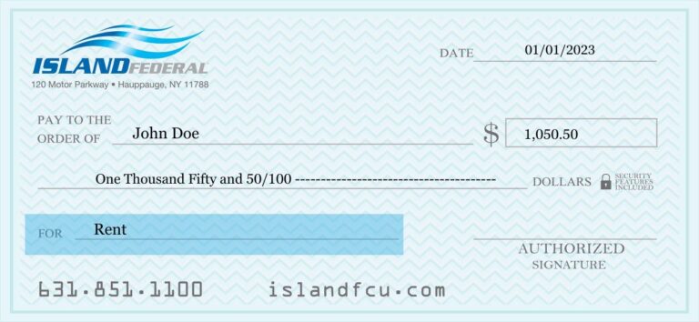 How to Write a Check: Step-by-Step Guide | Island Federal